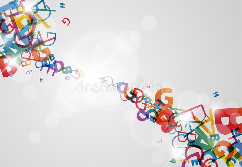 Abstract Background with Numbers Stock Illustration - Illustration of ...