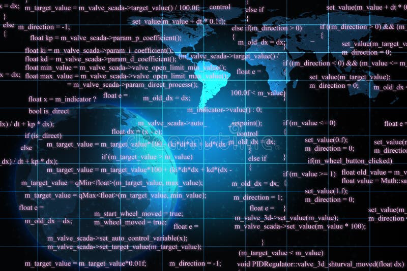 Abstract Background with Numbers Stock Photo - Image of modern ...