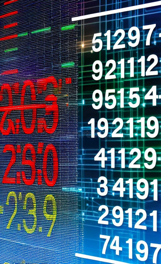 Abstract Numbers Background Stock Illustrations – 77,651 Abstract ...