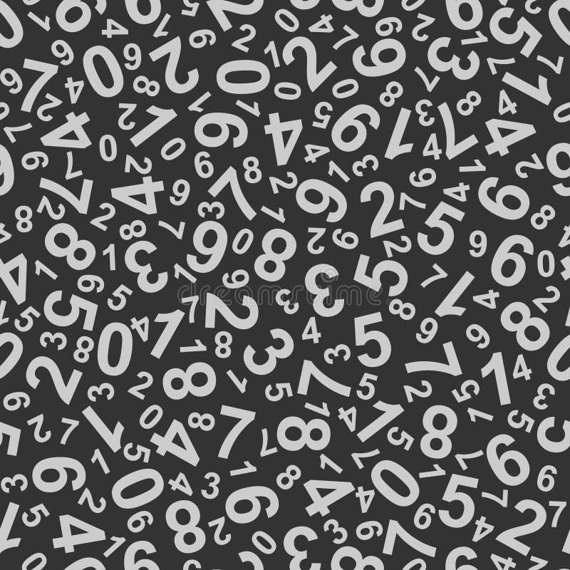 Abstract Background With Numbers Stock Illustration Illustration Of