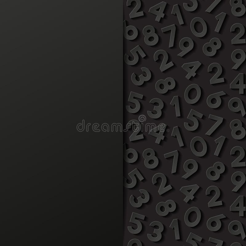 Colorful Numbers Background Stock Vector - Illustration of alphabet ...