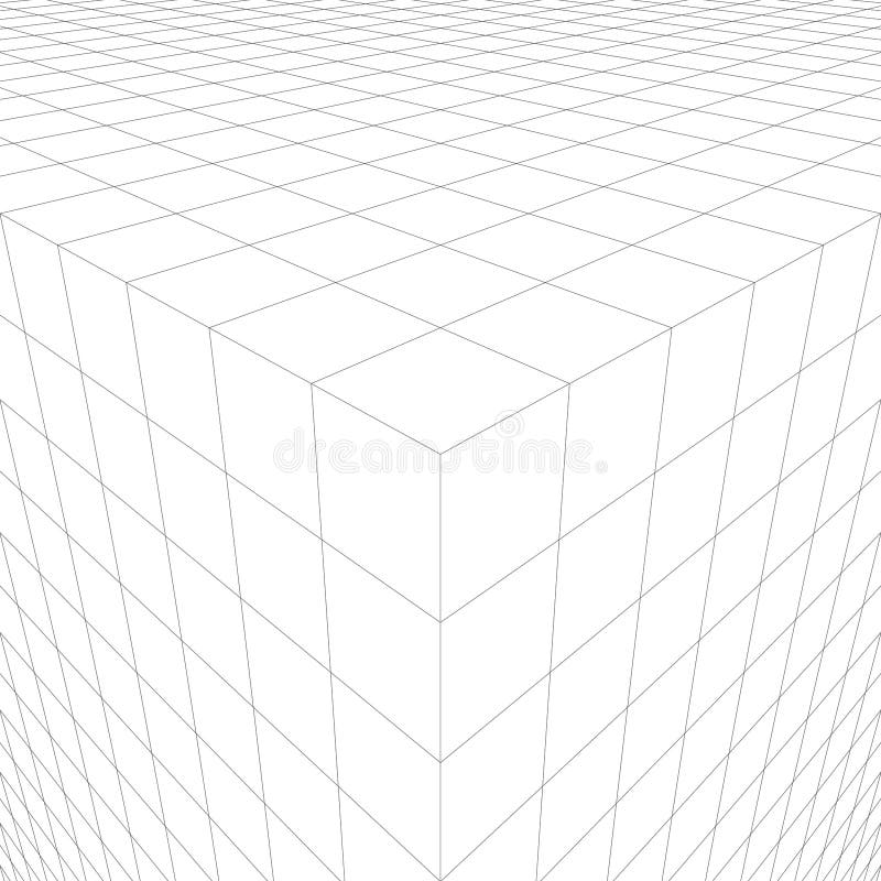Cube Graphic Perspective Grid Stock Illustrations – 2,840 Cube Graphic ...