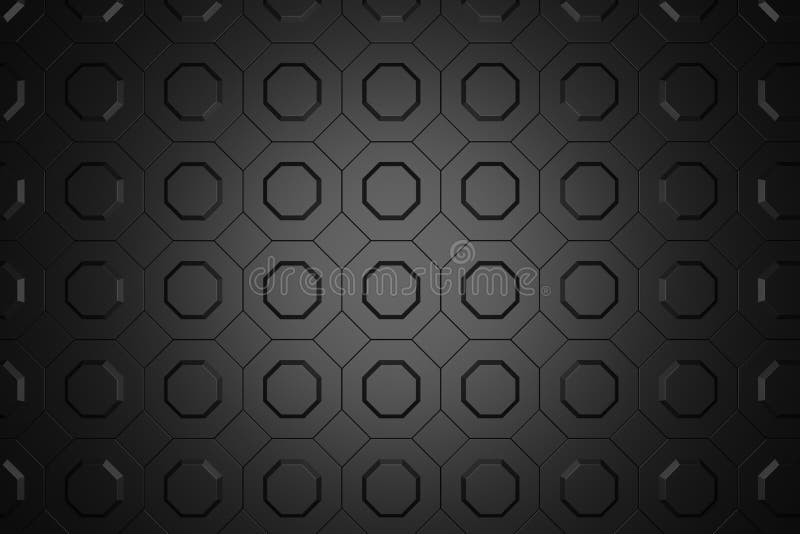Abstract Background of Octagon Shape. 3D Rendering Stock Illustration ...