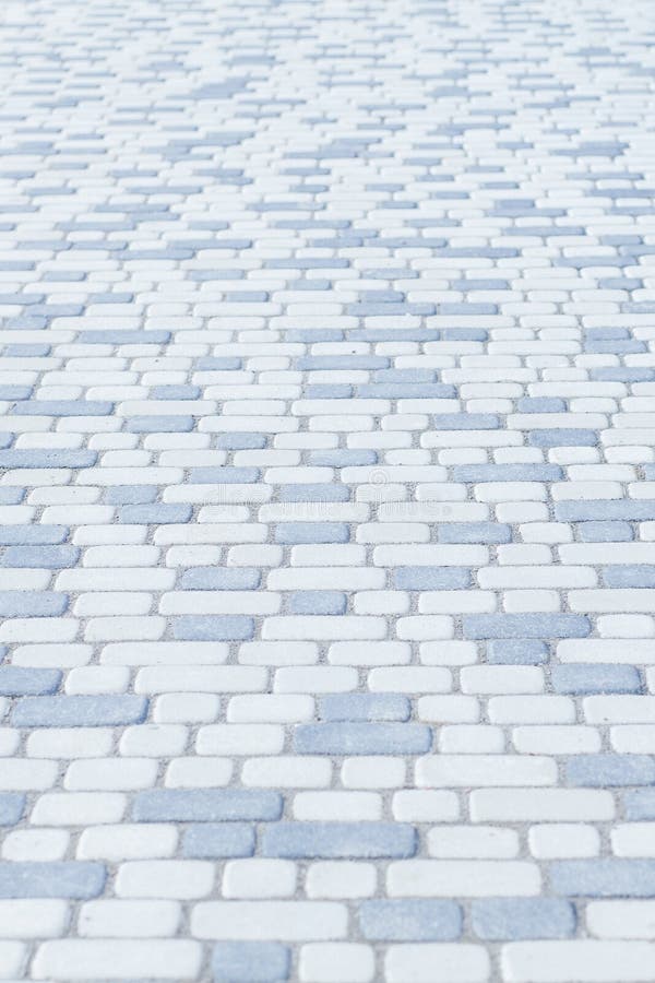 Abstract Background of Old Cobblestone Pavement View from Above Stock ...