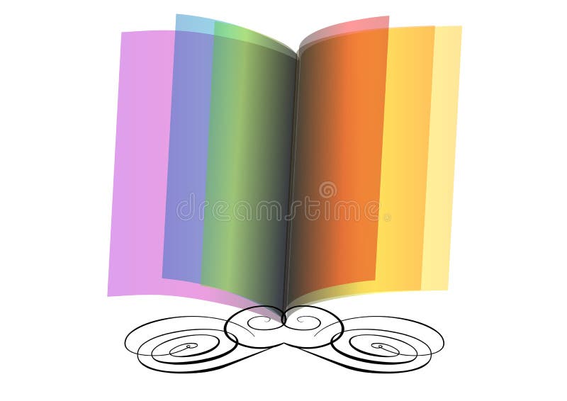Abstract open book stock illustration. Illustration of page - 139657658 Abstract open book stock illustration. Illustration of page - 139657658