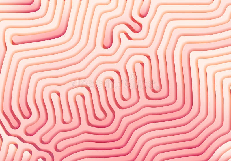 Abstract Background with Optical Illusion Generative Pattern and Pastel ...