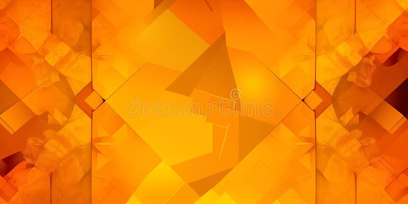Abstract Background with Orange and Yellow Geometric Shapes Creating a ...