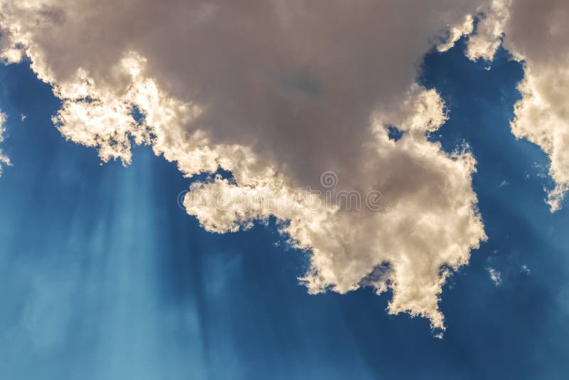 Abstract Background Overcast with Light Shining through the Day Stock ...