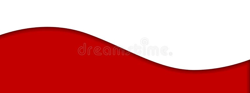 Abstract Background of Overlapping Curved Red and White Papers Stock ...