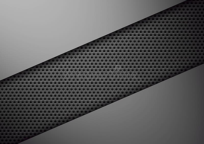 Abstract Background with Overlapping Different Gray Metal Materials ...