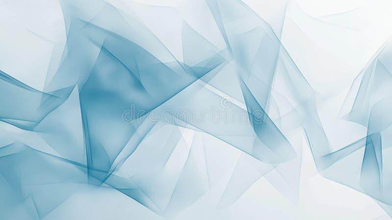 Abstract Background of Overlapping Transparent Shapes, Softly Lit with ...