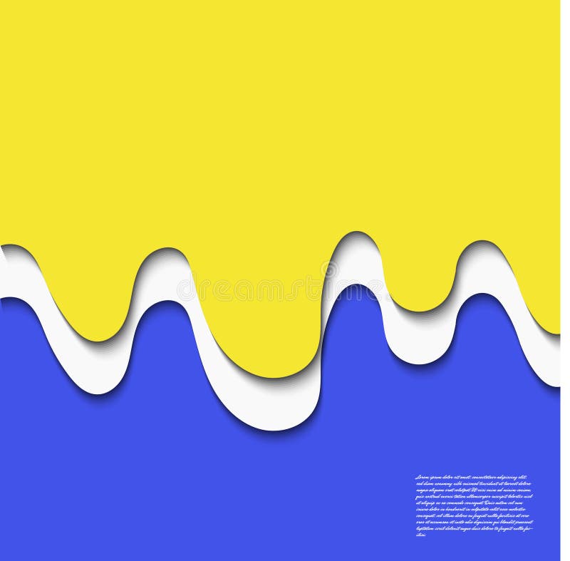 A Paint Drop with Shadow from Wall Stock Vector - Illustration of wall ...