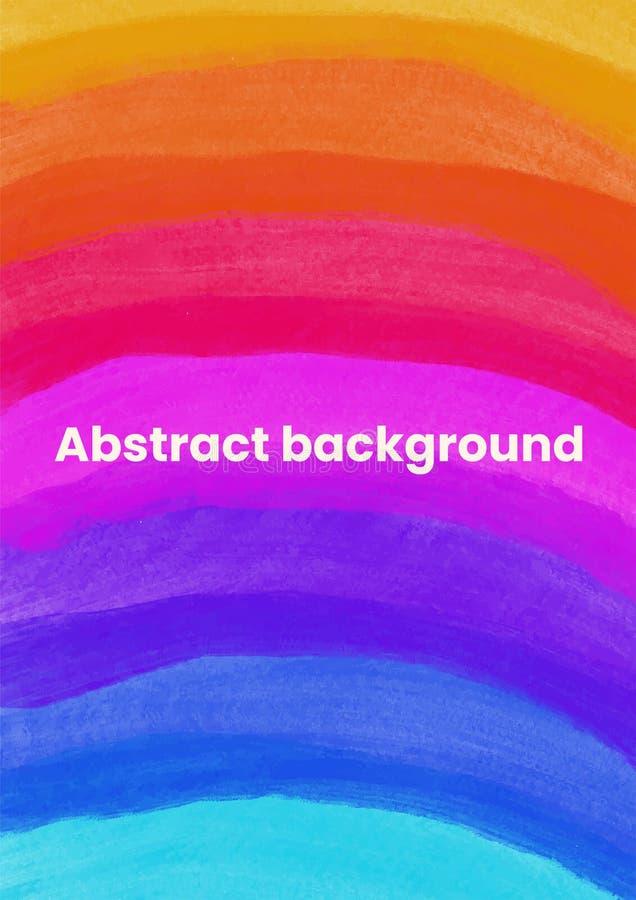 Abstract Background with Paint Strokes. Vector Template for Banners ...