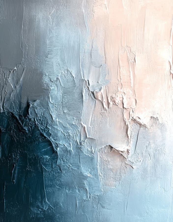 The Abstract Background, Painted in Shades of Blue and Grey, Has a ...