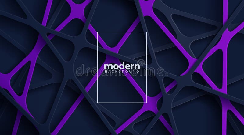 Abstract Background in Paper Cut Style. 3d Realistic Vector Backdrop ...