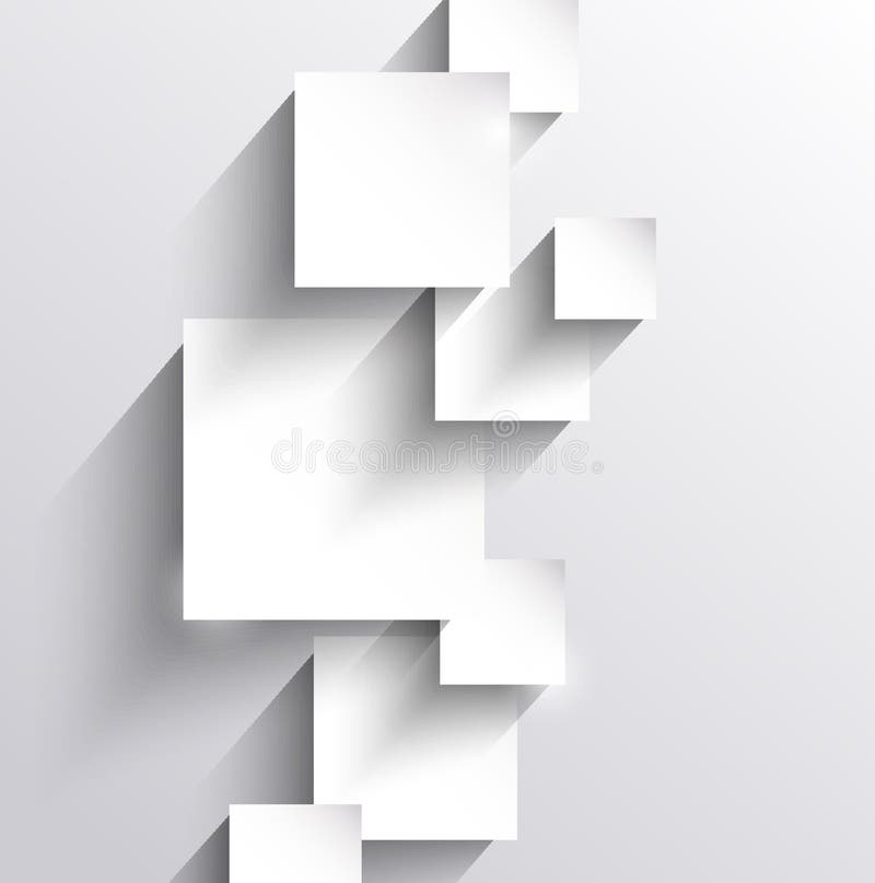 Paper Squares Abstract Vector Background Stock Vector - Illustration of ...