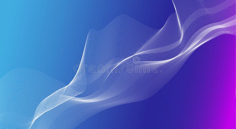Abstract Background, Parallel Lines, Gradient Stock Illustration ...