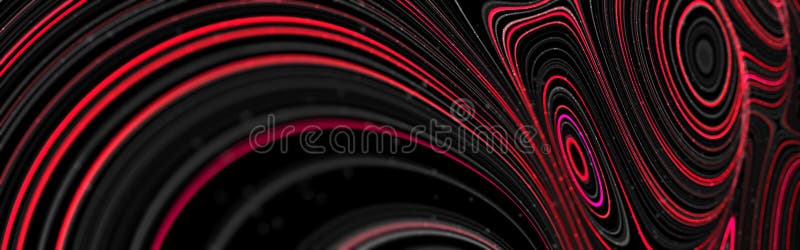 Abstract Wave Pattern Background. Red and Black. Stock Illustration ...