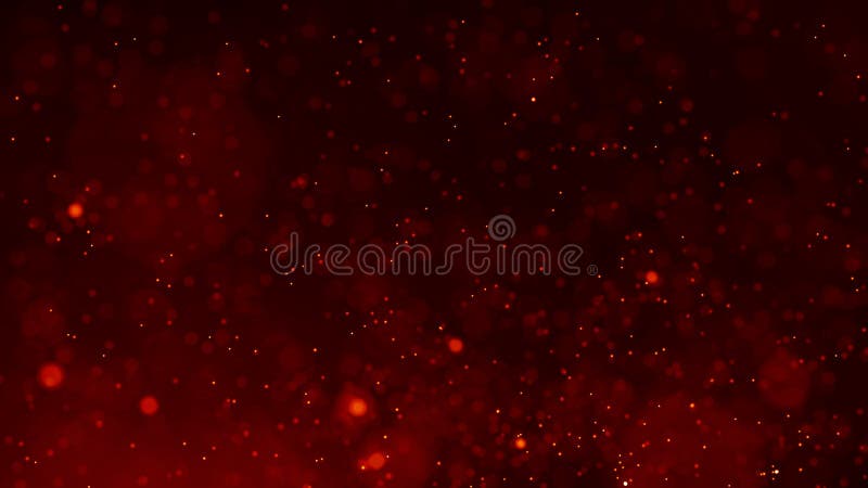 Dust Particles. Abstract Background of Particles. Fire Flying Sparks ...