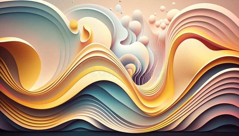Abstract Background. Pastel Colors Stock Illustration - Illustration of ...
