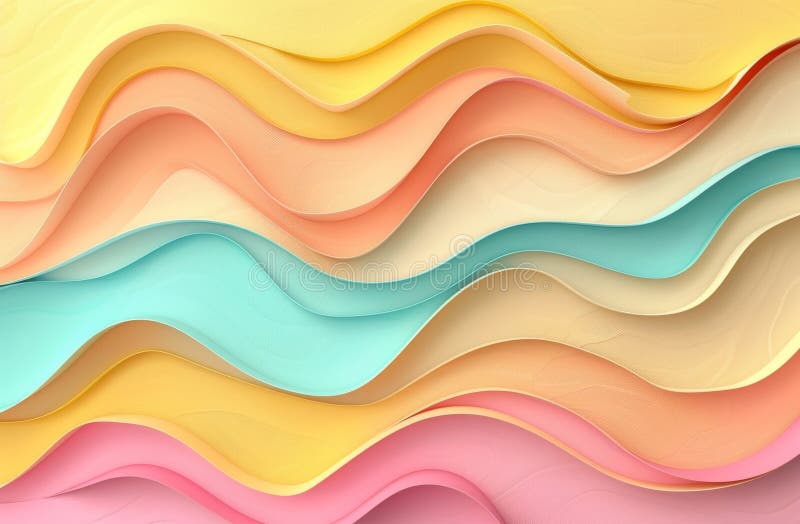 Soothing Abstract Artwork Gentle Wavy Background Patterns Stock Photos ...