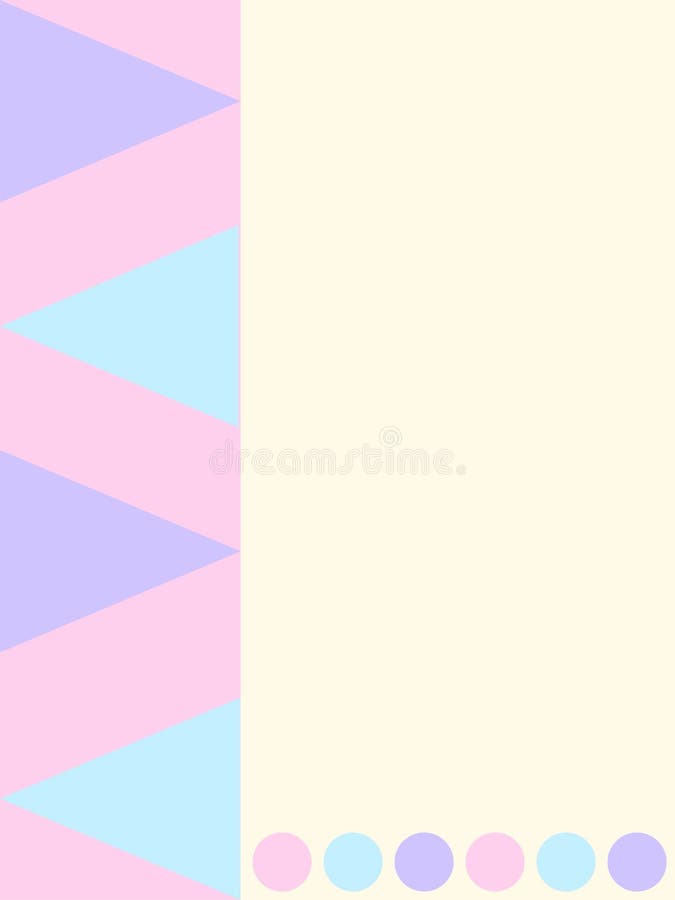An Abstract Background with Pastel Triangles in Pink, Light Blue, and ...