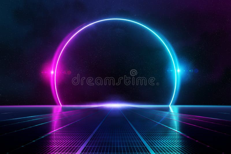 Neon Pathway Stock Illustrations – 368 Neon Pathway Stock Illustrations ...