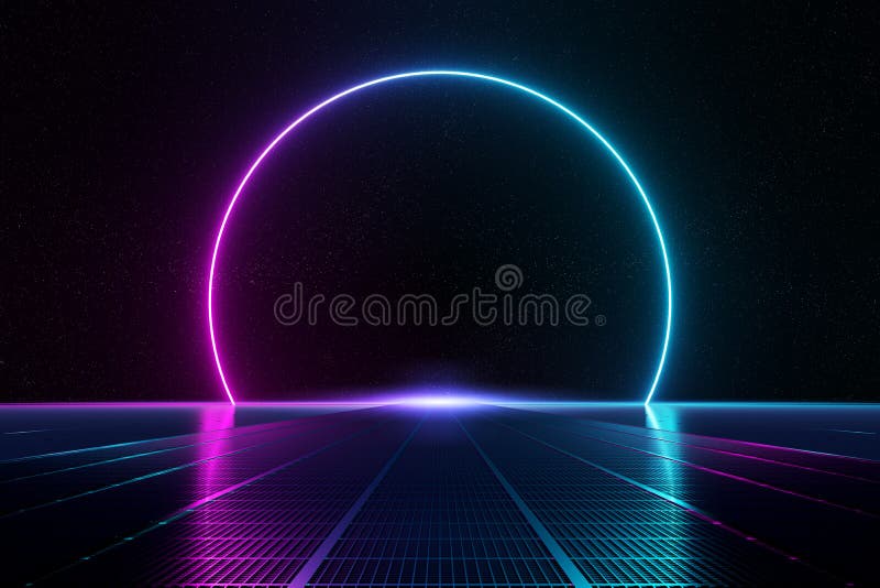 Neon Pathway Stock Illustrations – 368 Neon Pathway Stock Illustrations ...