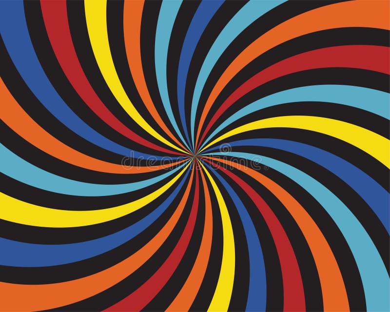 Abstract Background. Pattern of Color Rays and Ornament Stock Vector ...