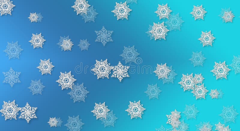 Abstract Background Pattern of Decorated and Stylized Snow Crystals ...