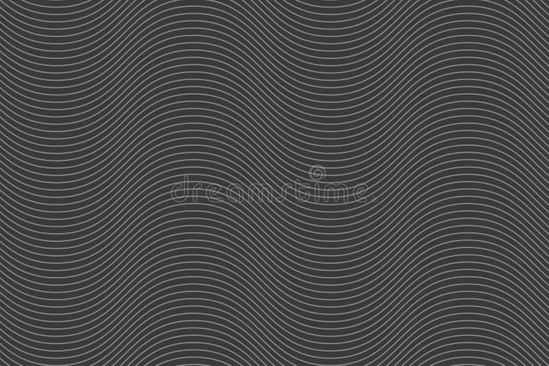 Abstract Background Pattern Made with Repeated Lines Forming Wave Forms ...