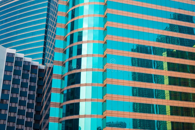 Abstract Background Pattern of Many Modern Office Building in Big City ...