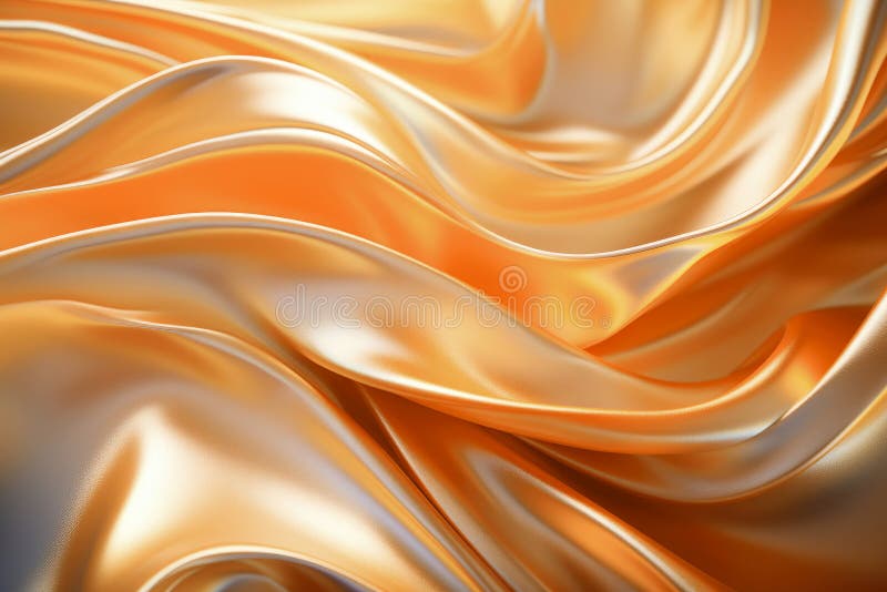 Abstract Background, Pattern. Texture of Metallic Gold Silk Fabric ...