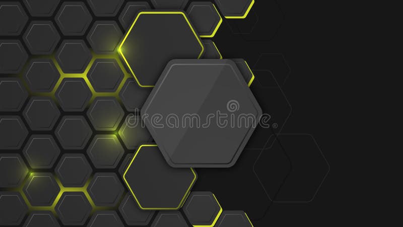Abstract Background or Pc Desktop Wallpaper with Hexagonal Structure ...