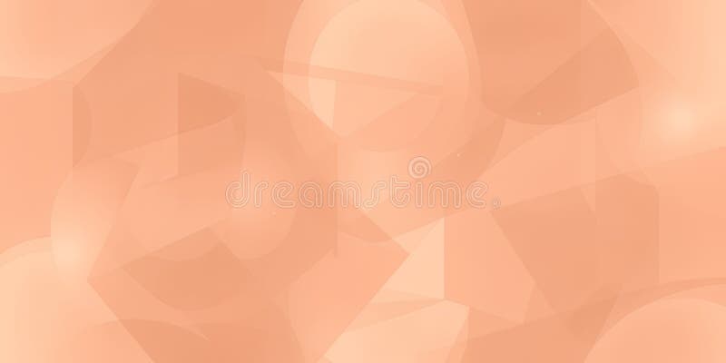 Abstract Background with Peach Color Overlapping Shapes and Soft Light ...