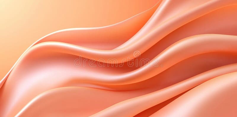 Abstract Background with Peach Colored Waves. Background for a ...