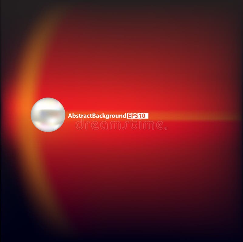 Abstract Background with Pearl on Red Stock Vector - Illustration of ...