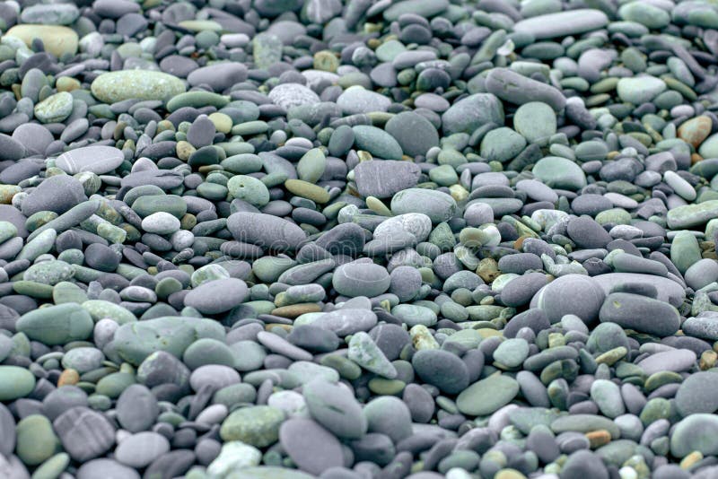 Abstract Background with Pebbles - Round Sea Stones Stock Photo - Image ...