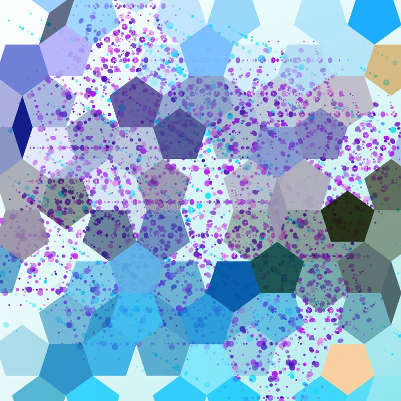 Blue Pentagon Shape Abstract Background Stock Illustrations – 475 Blue ...