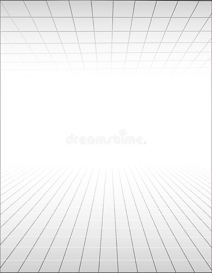 Background with a Perspective Grid. Stock Vector - Illustration of ...