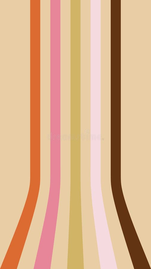 Abstract Background of Perspective Line Design in 1970s Hippie Retro ...