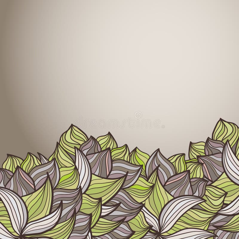Abstract Background of Petal and Wave Stock Vector - Illustration of ...