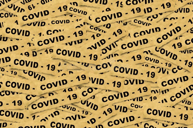 Abstract Background from Pieces of Torn Paper with the Inscription ...