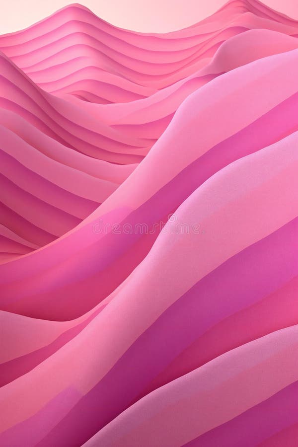Abstract Background of Pink Waves Stock Illustration - Illustration of ...