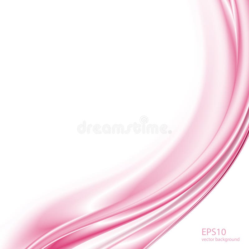 Abstract Background. Pink Waves on White Background for Presentation ...