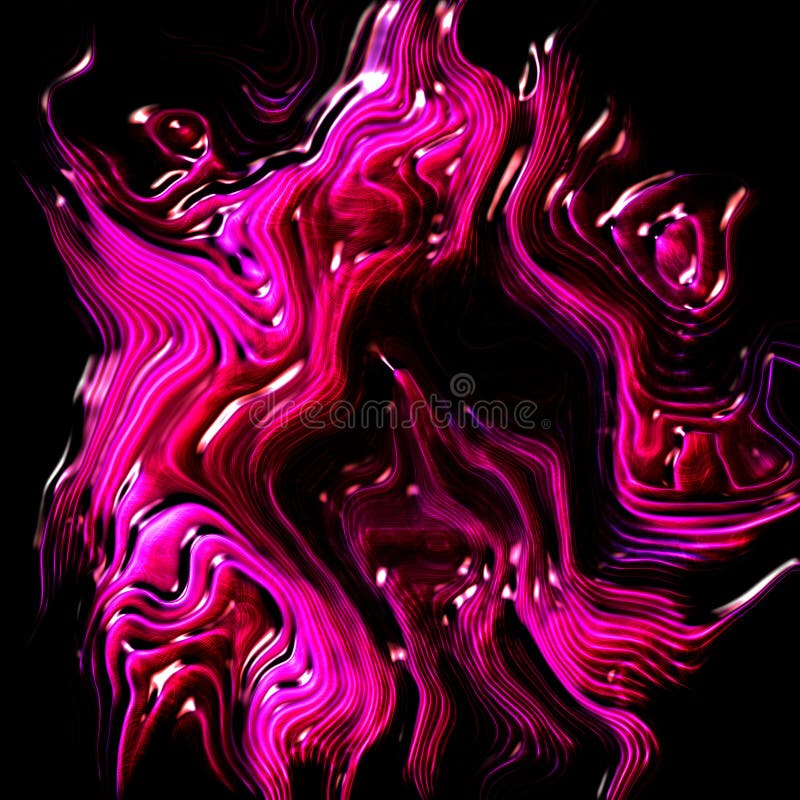 Abstract Background with a Pink Wavy Pattern Stock Illustration ...