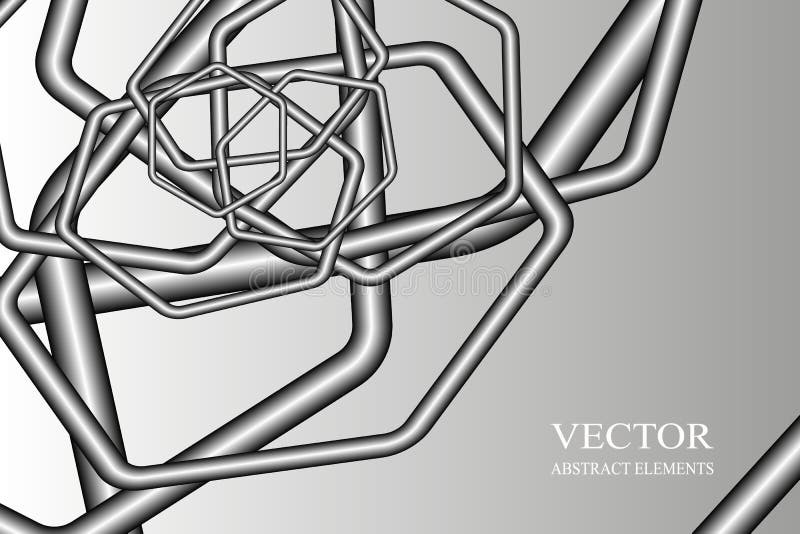 Abstract Background, Pipe, Pneumatic Mail Stock Vector - Illustration ...