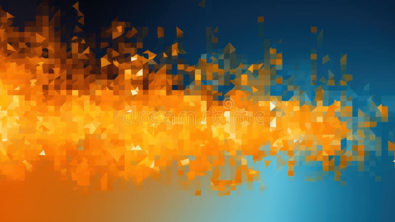 Abstract Background with Pixel Broken Designillustration Graphics and ...