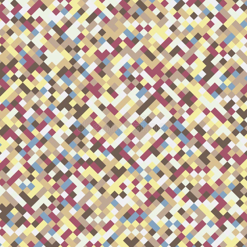 Abstract Background with a Pixel Design Stock Illustration ...