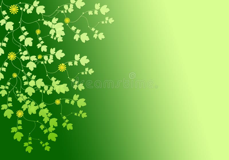 Abstract Background from Plants Stock Illustration - Illustration of ...